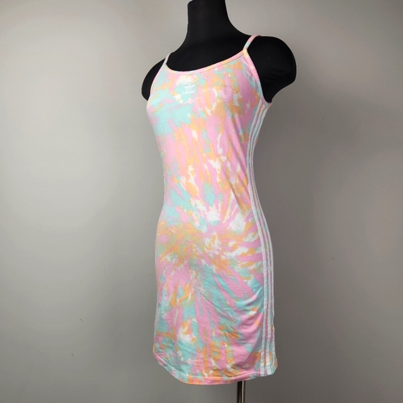 adidas | Dresses | Adidas Pastel Tie Dye Bodycon Mini Dress | Poshmark